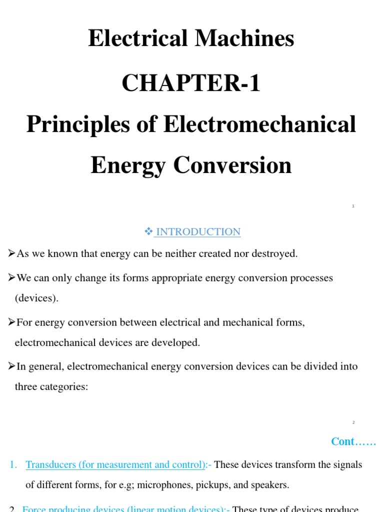 Chapter 1 | PDF | Electric Generator | Magnetic Field