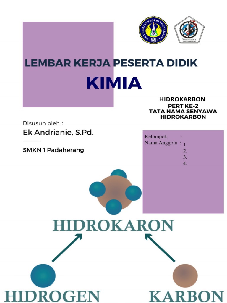 LKPD Pert 2 TATA NAMA SENYAWA HIDROKARBON | PDF