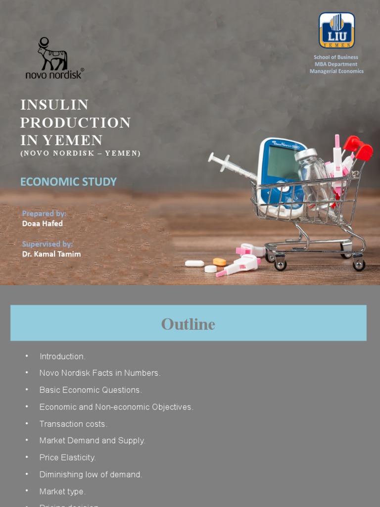 Novo Nordisk Yemen - Doaa Hafed | PDF | Elasticity (Economics) | Monopoly