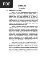 Geography Project On Tourist Destinations and Development of Tourism in ...