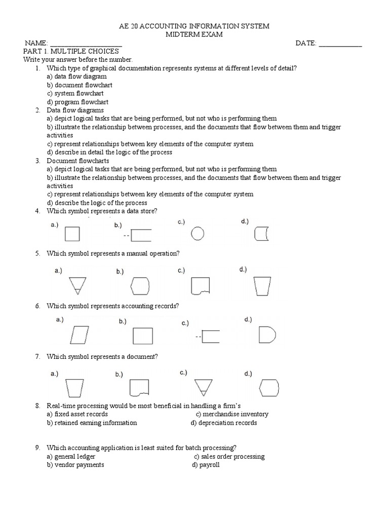 AE 20 Midterm Exam | PDF | Internal Control | Fraud