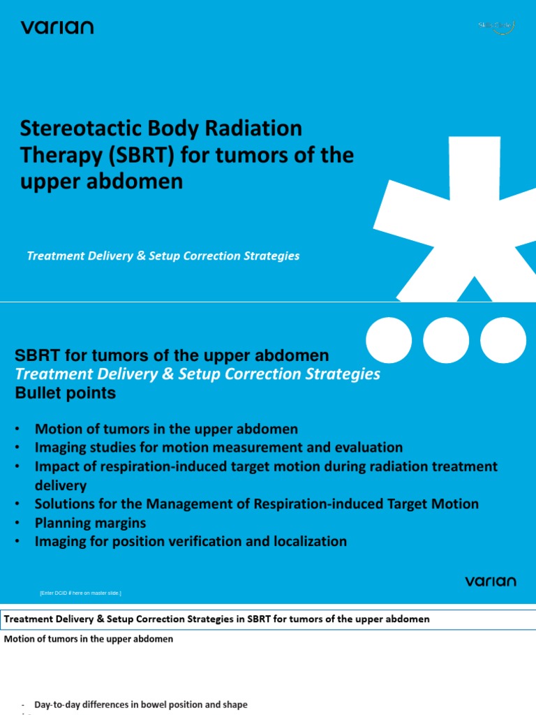 SBRT Upper Abdomen | PDF | Radiation Therapy | Medical Specialties