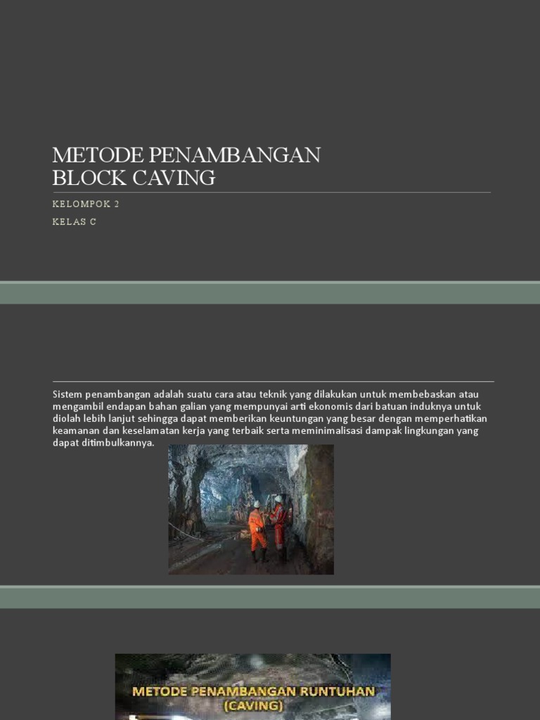 Block Caving | PDF