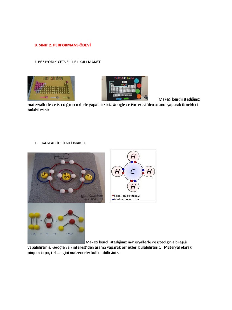 9.sinif 2. Performans Odevi | PDF