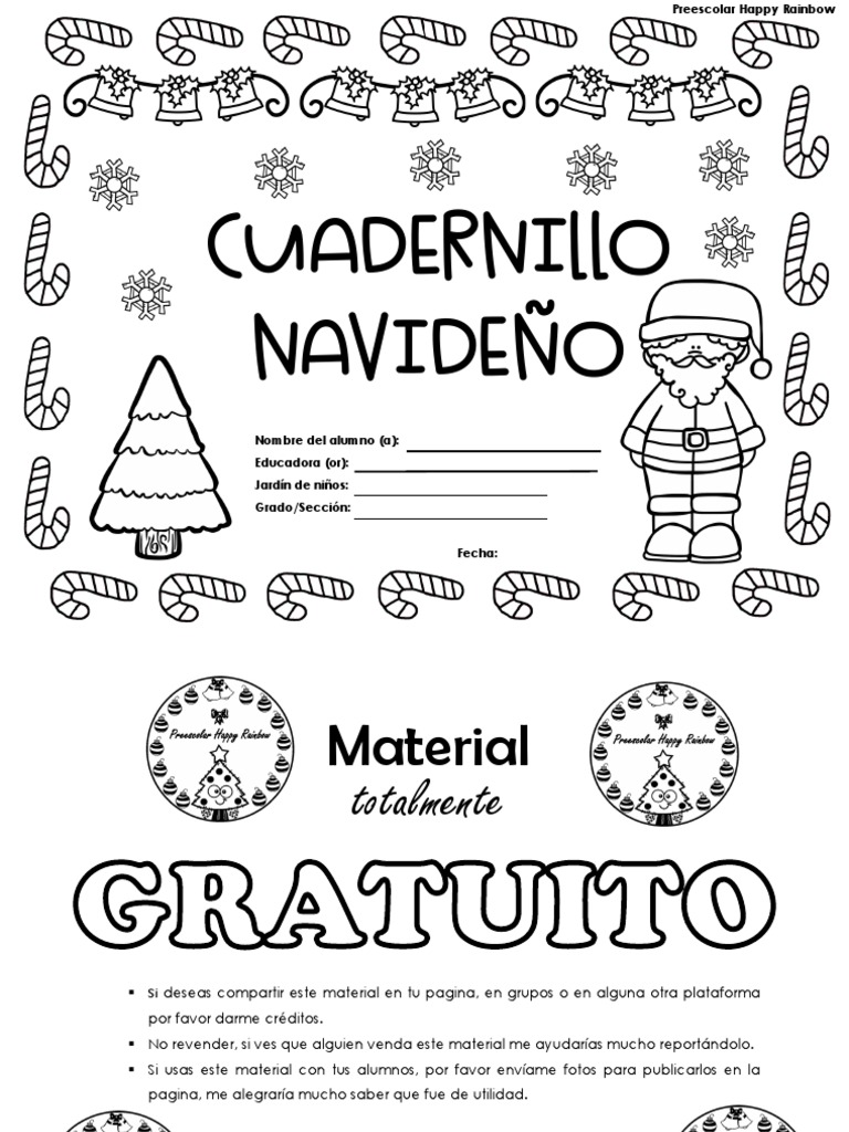 Regalo 1 Cuadernillo Navideño | PDF | Educación de la primera infancia
