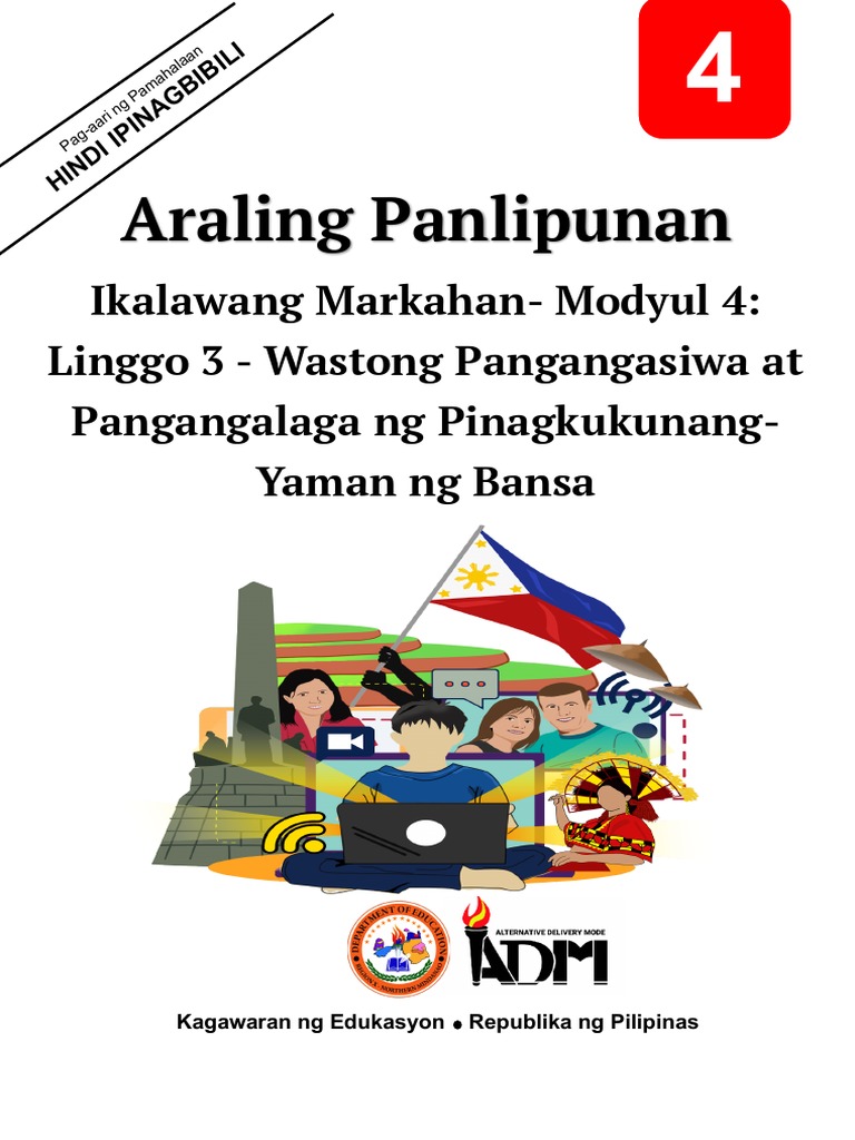 Ap4 q2 Mod4 Pangangasiwaatpangangalagangpinagkukunang-Yamanngbansa v2 | PDF