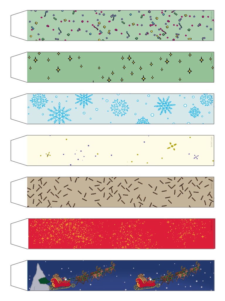 Day 7 - Paper Chains Template | PDF