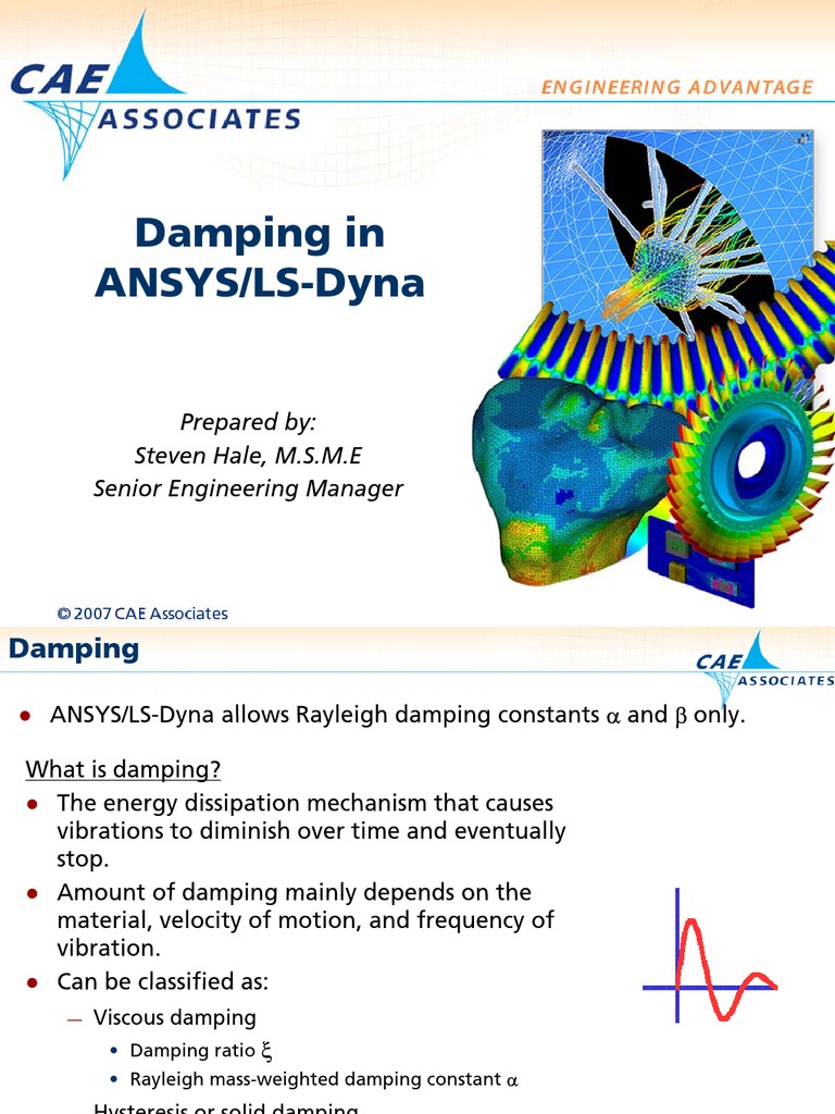 Damping Dyna | PDF | Physical Phenomena | Physical Quantities