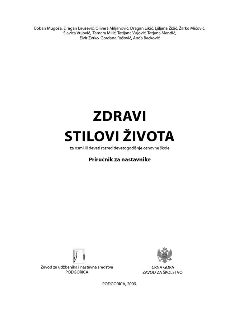 Zdravi Stilovi Zivota 8 - Unutra | PDF