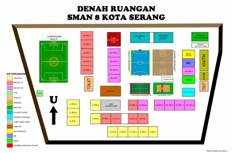 Denah SMAN 8 KOTA SERANG | PDF