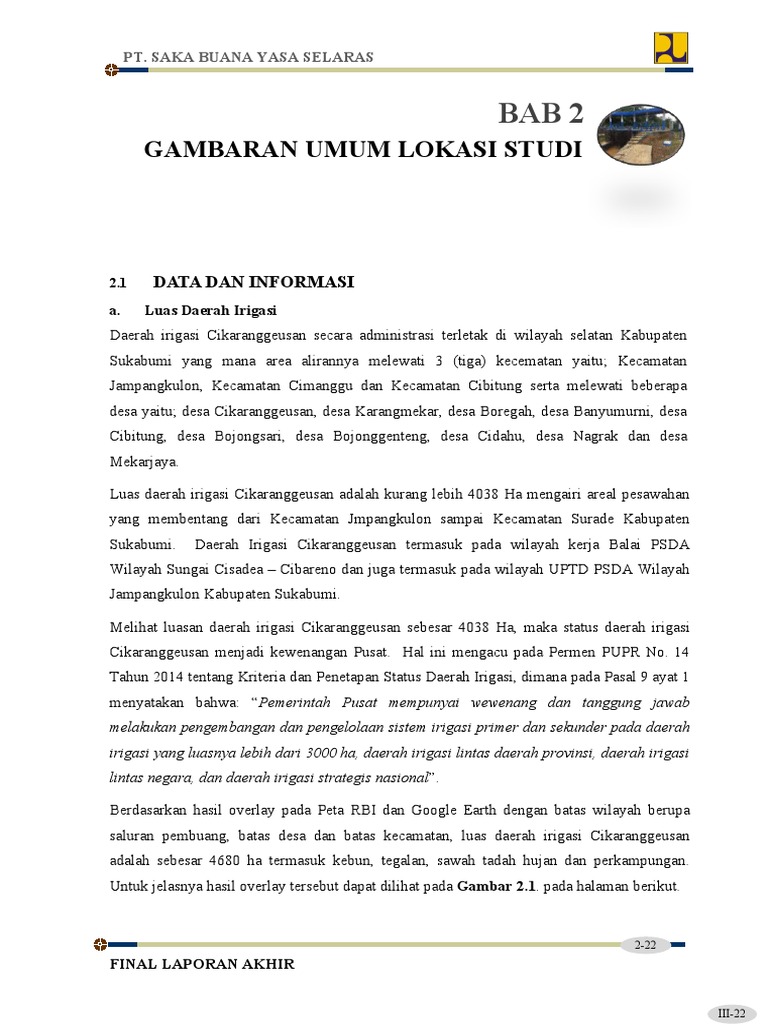 BAB-2 Gambaran Umum Lokasi Studi | PDF