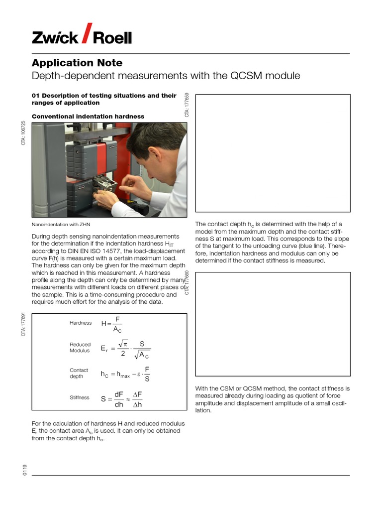 Depth Dependent Measurements With The QCSM Module | PDF | Applied And Interdisciplinary Physics ...