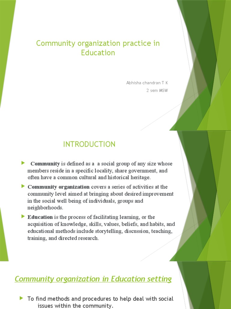 Community Engagement in Education | PDF | Wellness