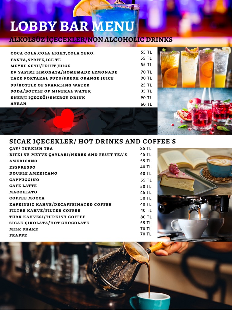 GMH Lobby Bar Menu | PDF