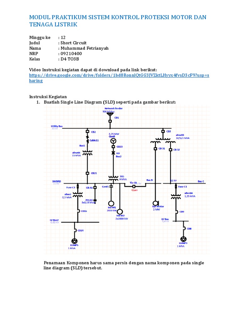 Simulasi Short Circuit Etap | PDF