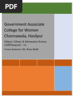 Use of Library, Study Skills and Ict Lecture Notes GST 121: Course ...