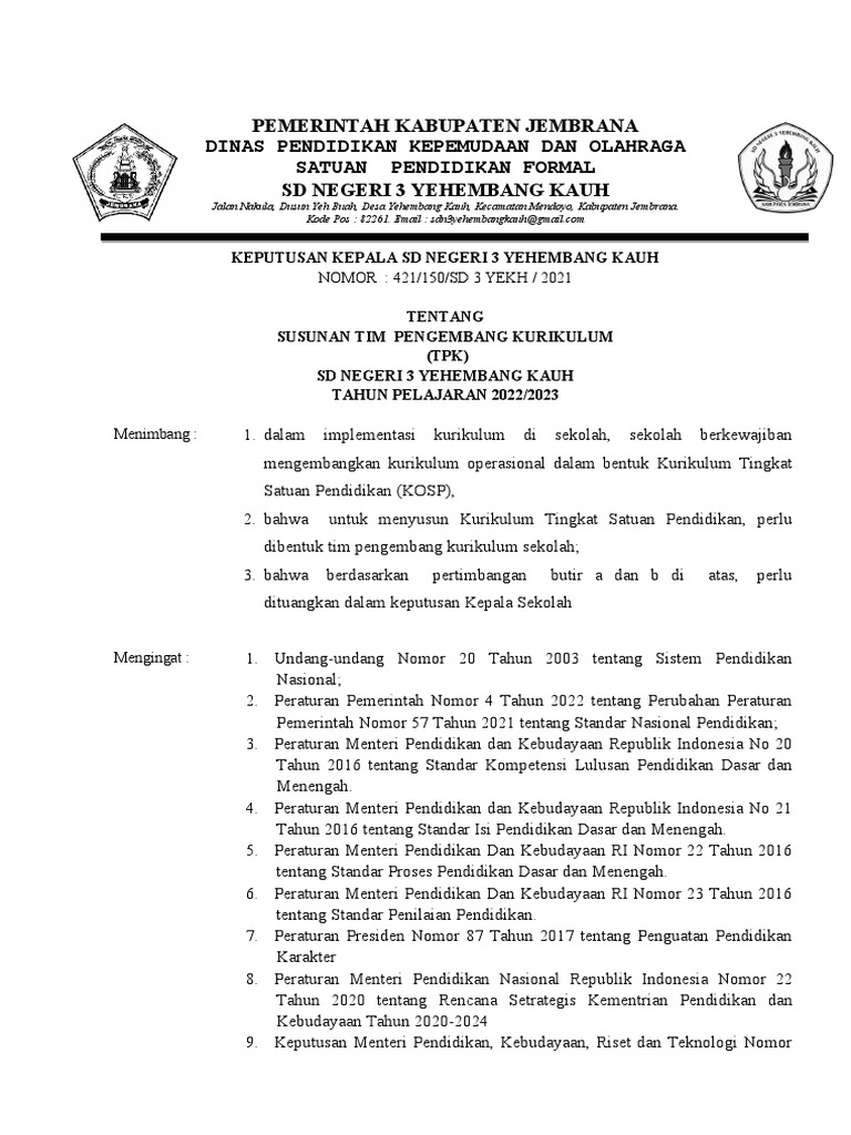 SK Dan PROKER, Fix | PDF
