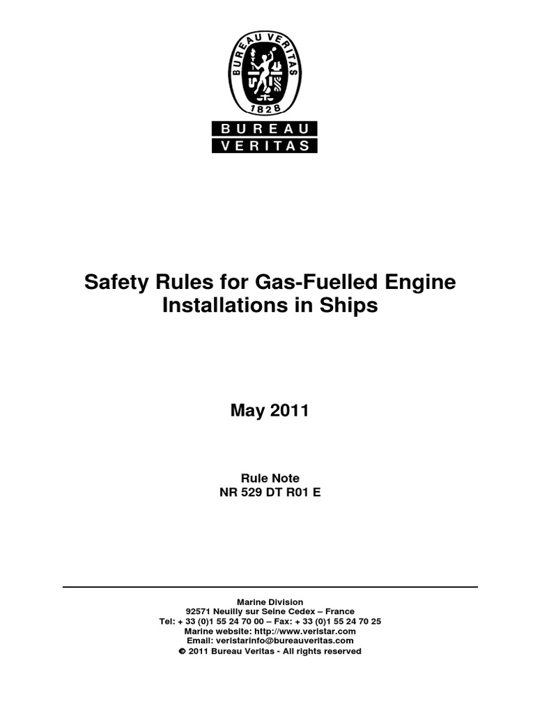 NR 529 Safety Gas Fuelled Engine | PDF | Natural Gas | Fuels