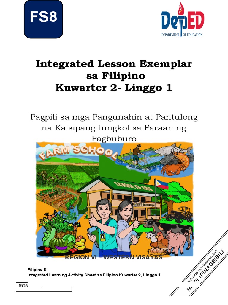 Integrated Lesson Exemplar Sa Filipino | PDF