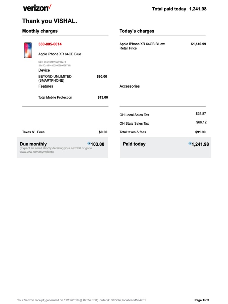 VERIZON - USA Heart Page 1 | PDF