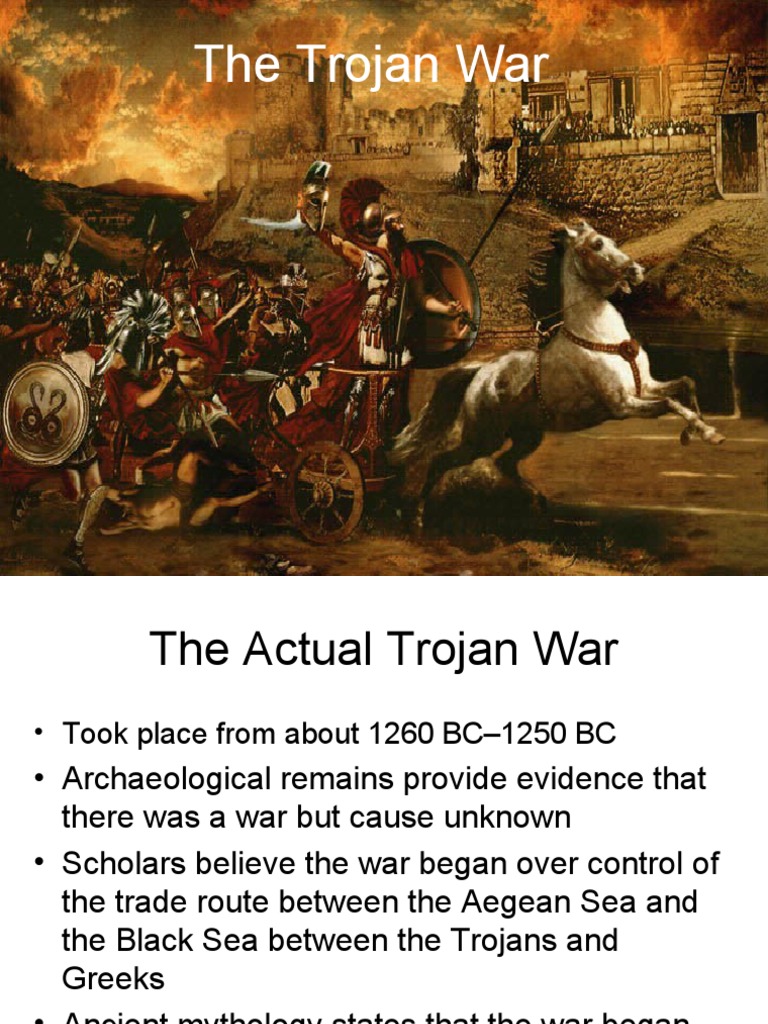 The Epic Story of the Trojan War | PDF | Achilles | Paris (Mythology)