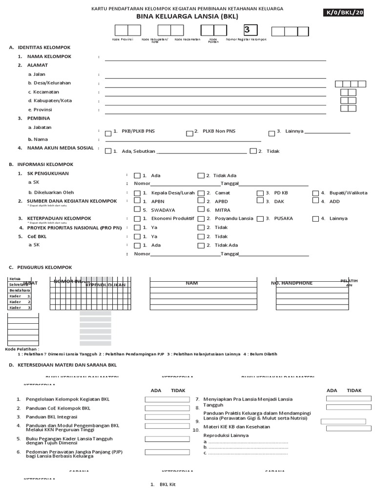 Update Poktan BKL | PDF