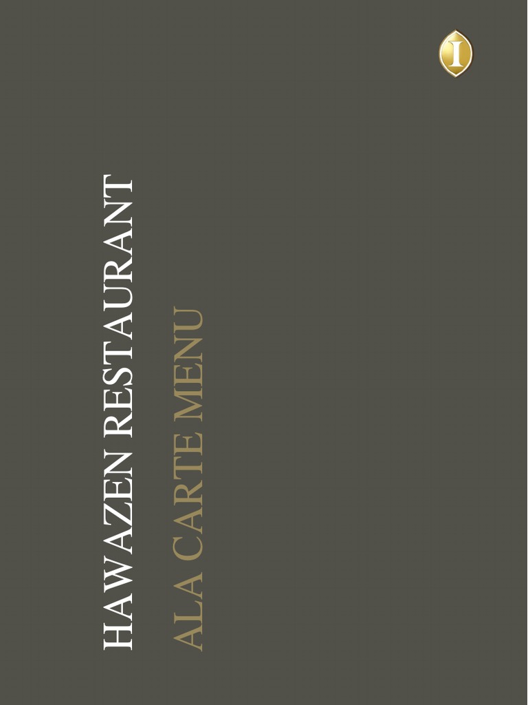 Hawazen Resturant Menu - English | PDF | Salad | Foods