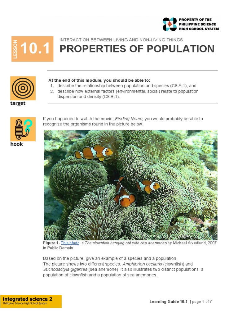 IS2 Lesson 13 Interaction Between Living and Non-Living Things | PDF ...