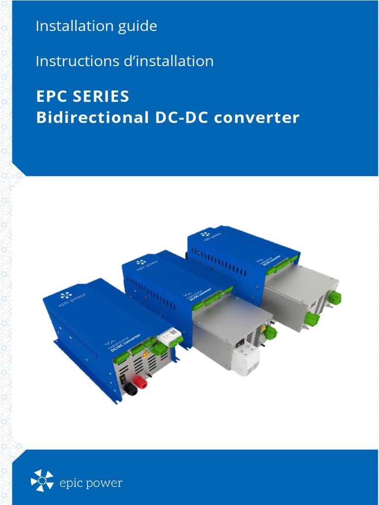 Manual EPC Series v1.23 | PDF | Direct Current | High Voltage Direct Current