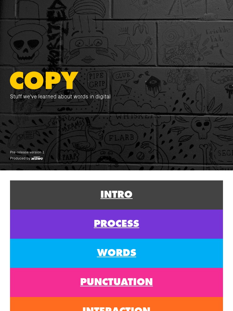 Ustwo Copy Guide Pre Release | PDF | Ellipsis | Writing
