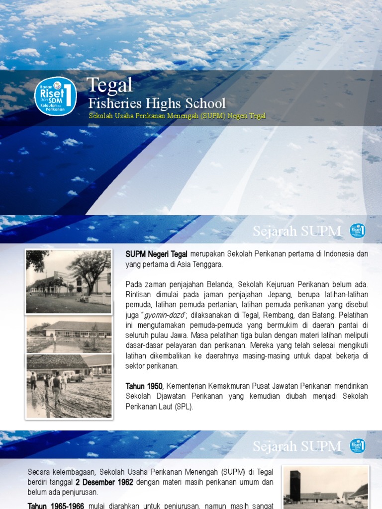 Sejarah dan Profil SUPM Tegal | PDF