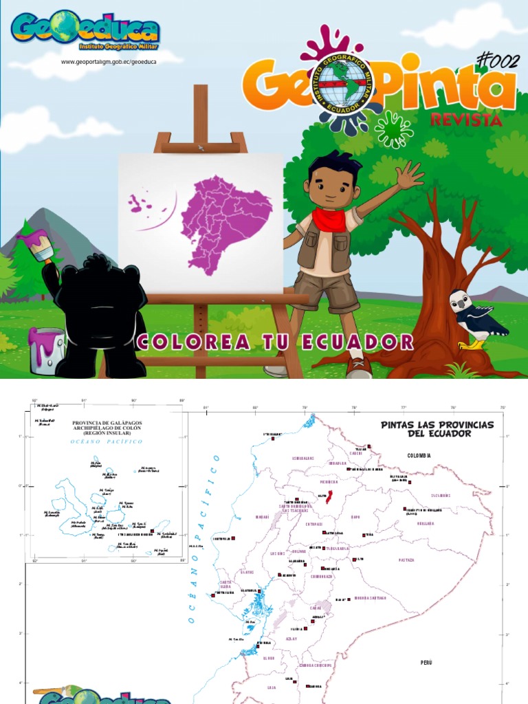 Colorea Ecuador | PDF | Islas Galápagos | Atracciones turísticas