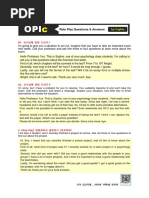 Updated Opic Questions | PDF | Experience