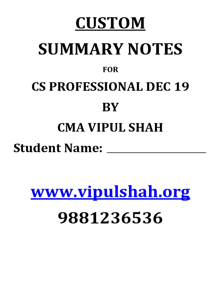 Custom Duty Summary Notes For Dec 2019 | PDF | Dumping (Pricing Policy ...
