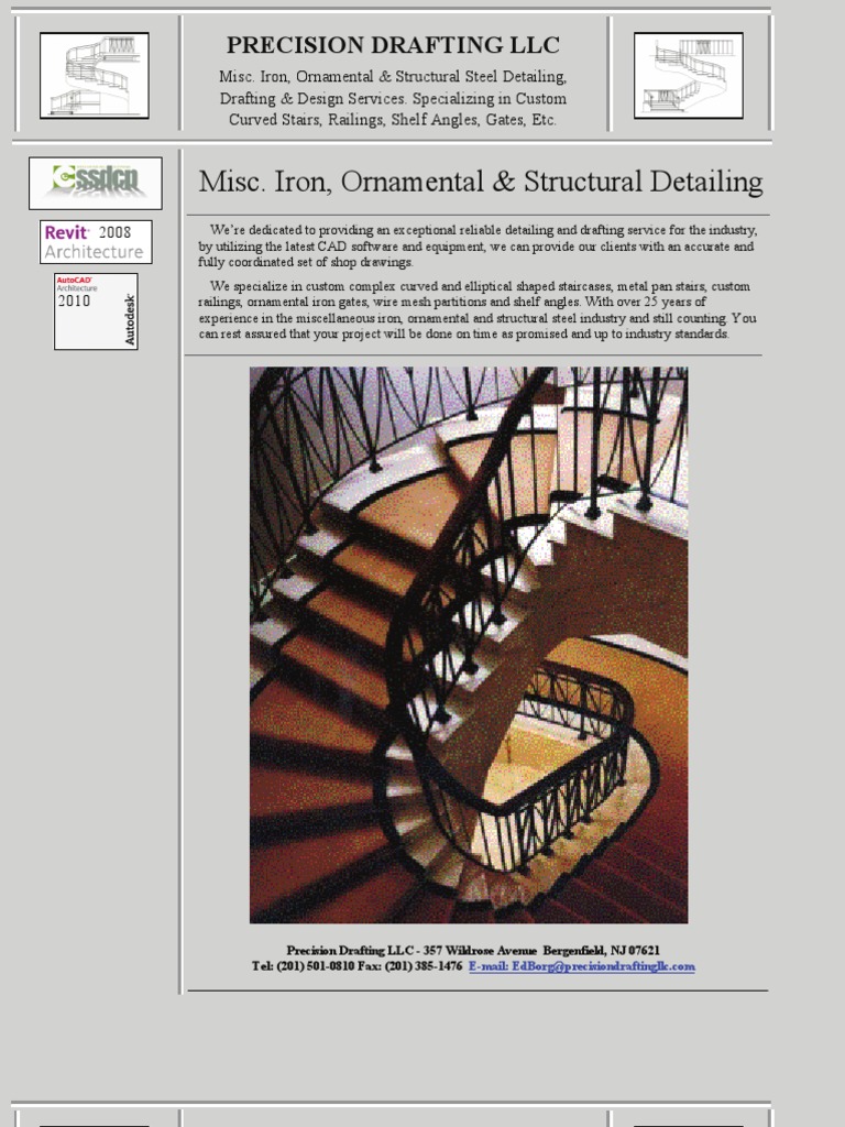 Precision Drafting LLC | PDF | Stairs | Computer Aided Design