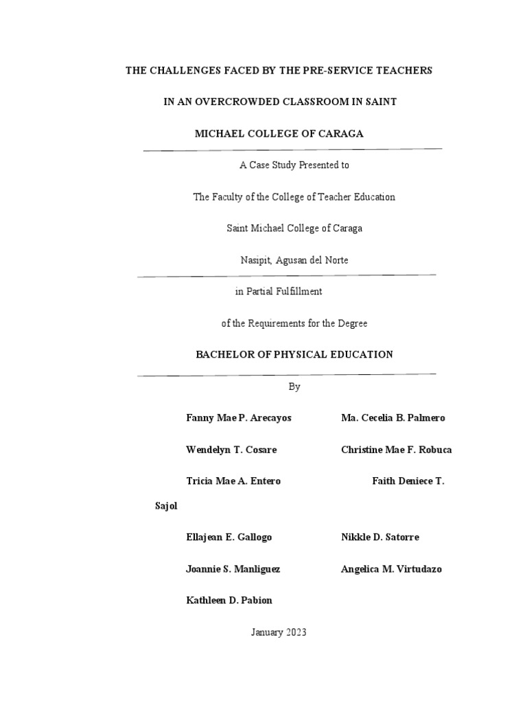 Case Study Cover Page and Appendices | PDF