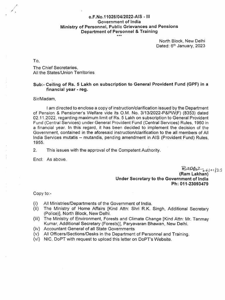 Ceiling of GPF | PDF | Governance | Government Finances