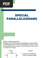 Properties of Parallelogram Grade 9 | PDF