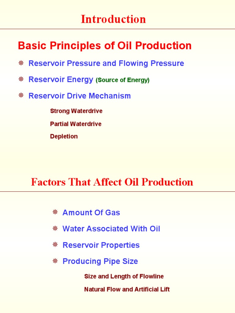 Production Engineering | PDF | Petroleum Reservoir | Pressure
