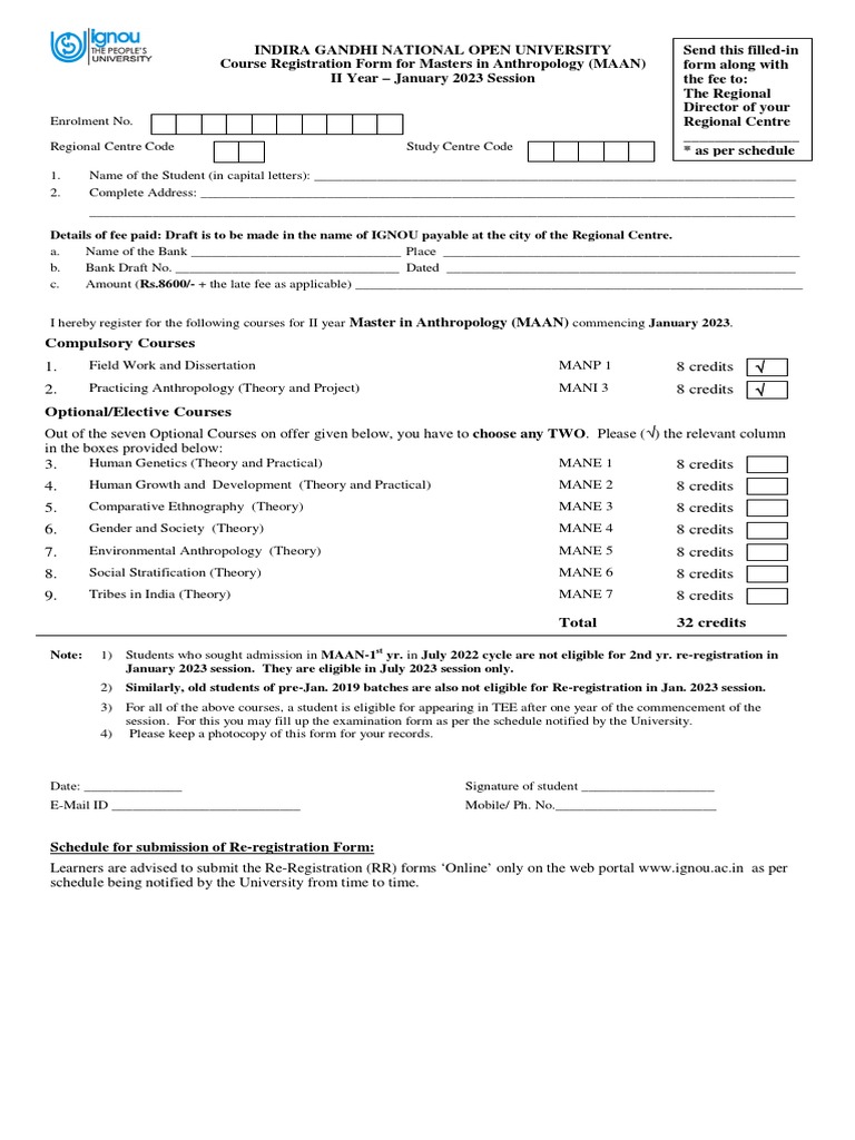 RR Forms of Master's Degree Programmes Jan - 2023 | PDF | Economics ...