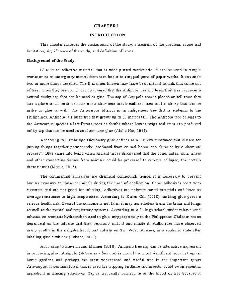pr2 Research Proposal - 2 | PDF | Adhesive | Trees