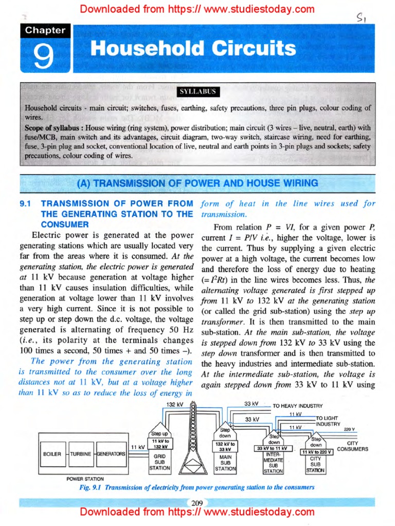 Household Circuits | PDF