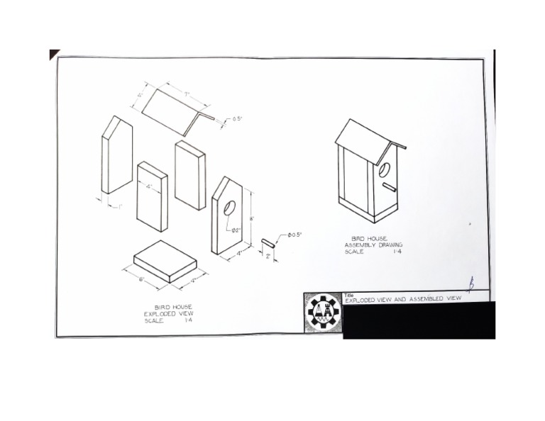 EX.10 Exploded View and Assembly Drawing | PDF