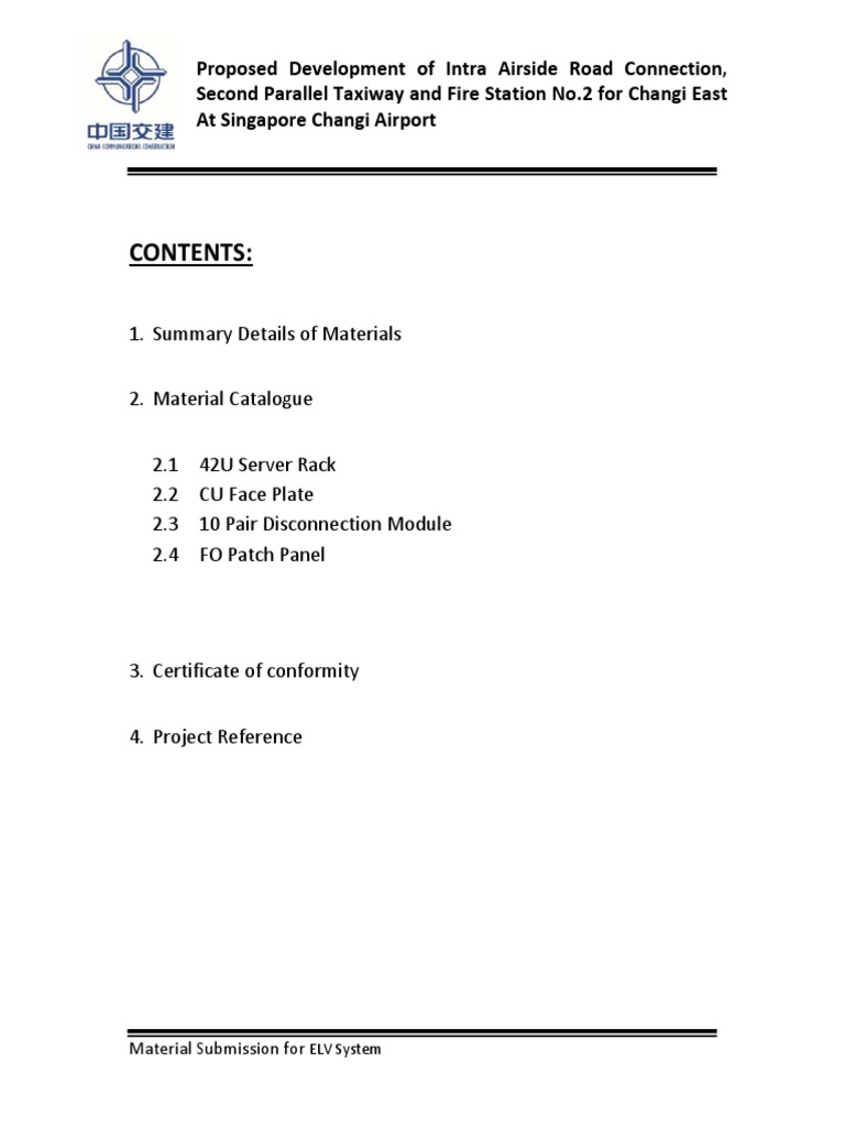 ELV System | PDF | Electrical Engineering | Telecommunications Equipment