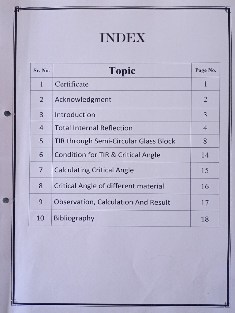 Physics Project File Akash Chandela | PDF | Refraction | Reflection (Physics)