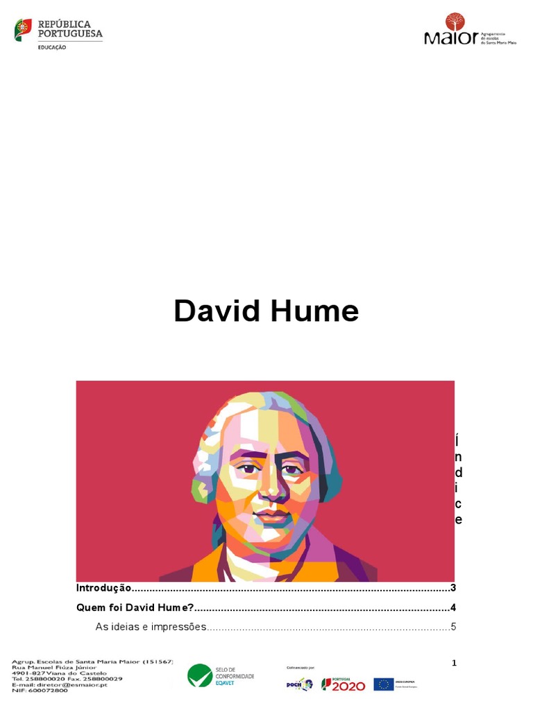 Trabalho Filosofia !!! | PDF | David Hume | Empiricismo