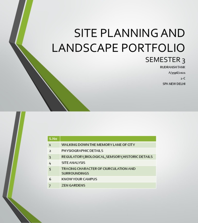 Landscape Architecture Portfolio 3 | PDF