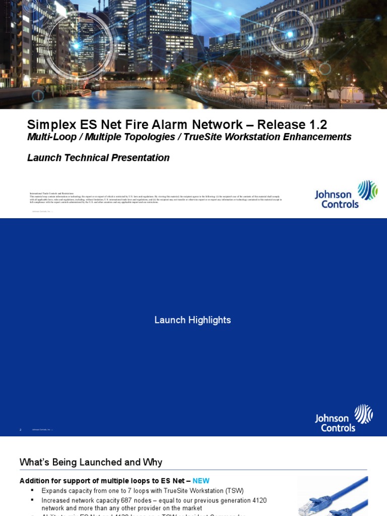 Simplex ES Net 1-2 Launch Technical Presentation | PDF | Network ...