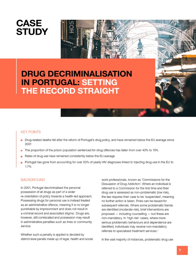 Portugal's Drug Decriminalisation Impact | PDF | Substance Abuse ...