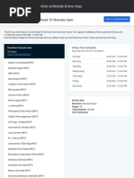 She Shuttle Time Table - PDF 1 | PDF | Bus Transport